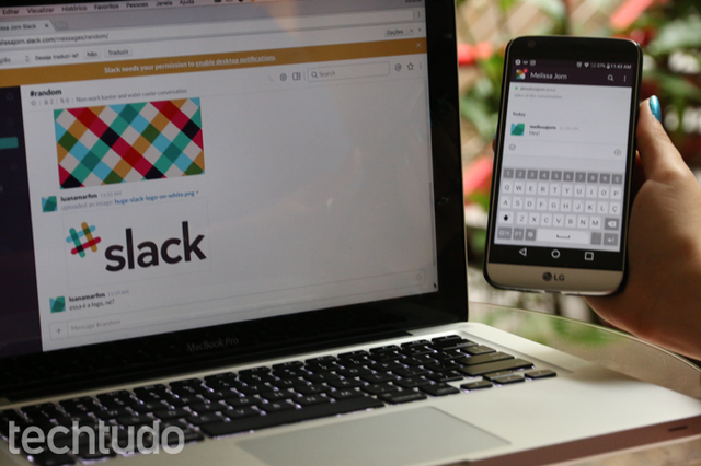 Como usar o app Slack no celular