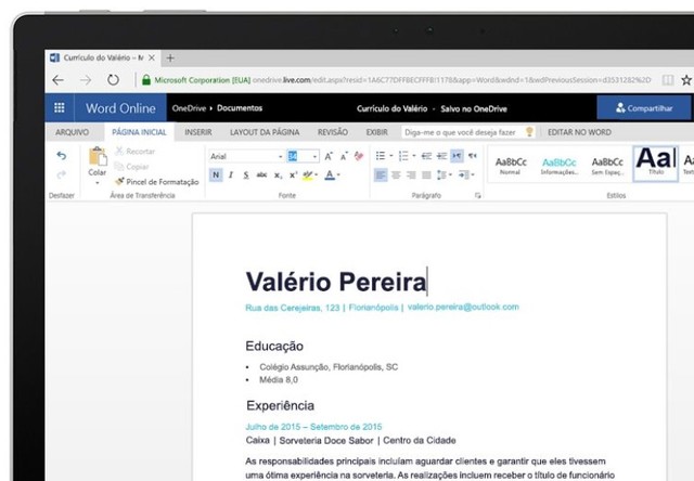 Cinco editores de texto online grátis