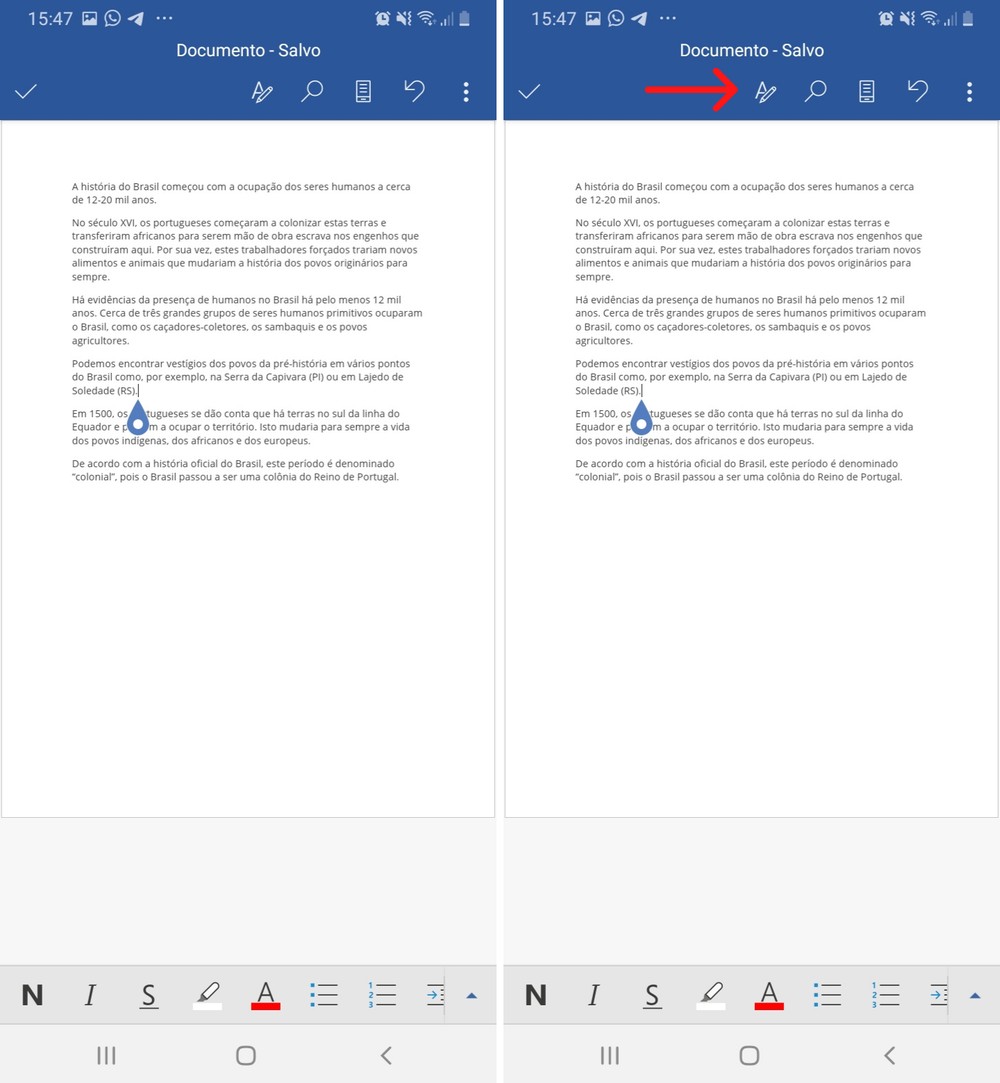 Como colocar imagem no Word pelo celular