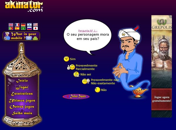 Como funciona o Akinator
