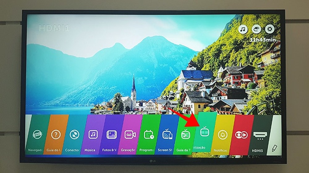 Como dividir a tela na smart TV LG e assistir a duas programações