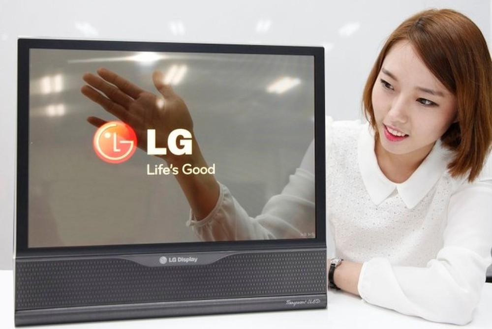 LG divulga novos displays flexíveis e transparentes para TVs