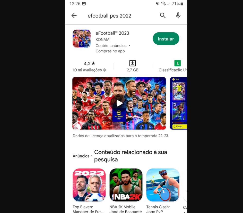Como baixar o eFootball 2023 no console, PC ou celular