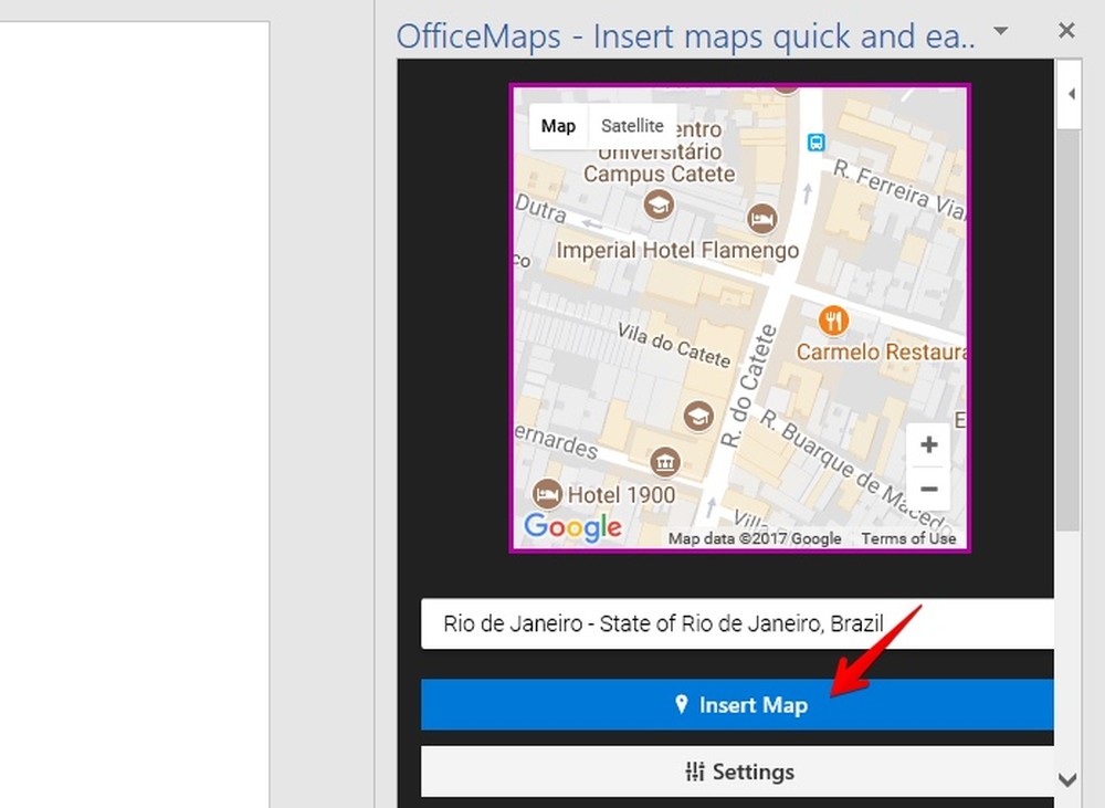 Como incluir telas do Google Maps em documentos do Word