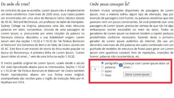 Lorem Ipsum: entenda o que é, quando surgiu e como gerar online