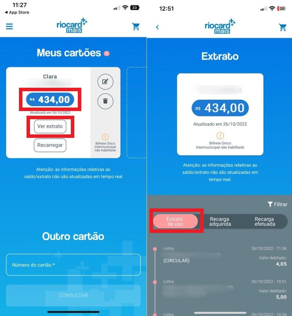Como consultar o saldo no RioCard pelo celular