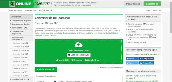 Como converter RTF para PDF? Veja cinco ferramentas online e grátis