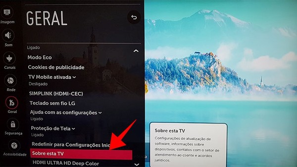 Como descobrir o modelo da sua smart TV da LG
