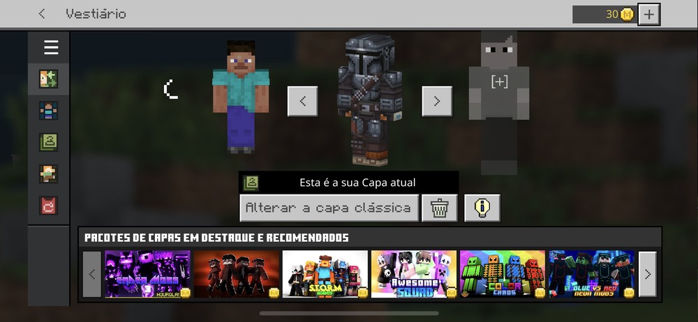Como colocar skin no Minecraft