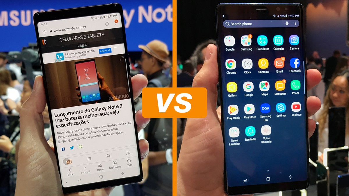 O que muda no Galaxy Note 9: conheça diferenças em relação ao Galaxy Note 8