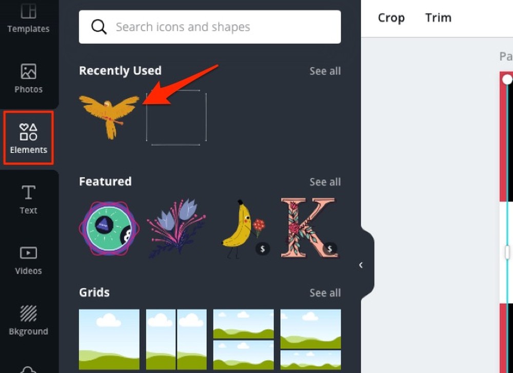 Como editar vídeos no Canva