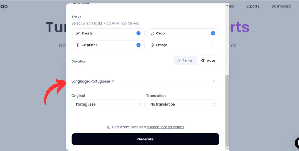 Site transforma vídeos do YouTube em Reels com IA; saiba usar o Klap