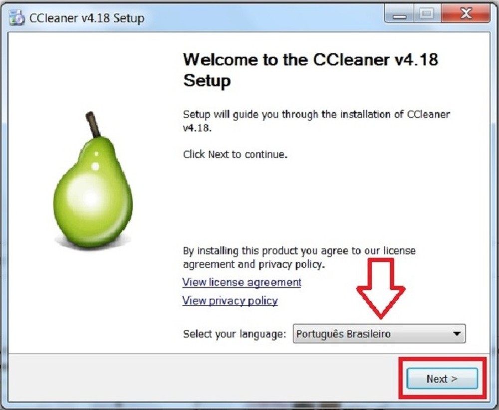 Como baixar e configurar o CCleaner em português