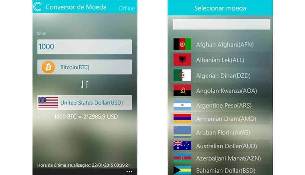 Melhores apps para câmbio de euro, dólar e outras moedas