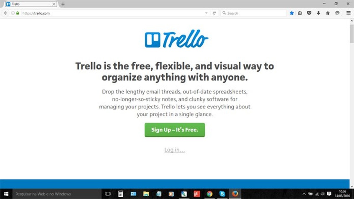 Como fazer login no Trello com uma conta Google