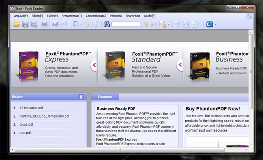 Como colocar o Foxit Reader em português