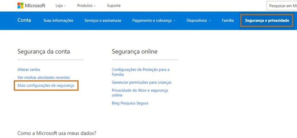 Como fazer login no Outlook sem senha com código único descartável