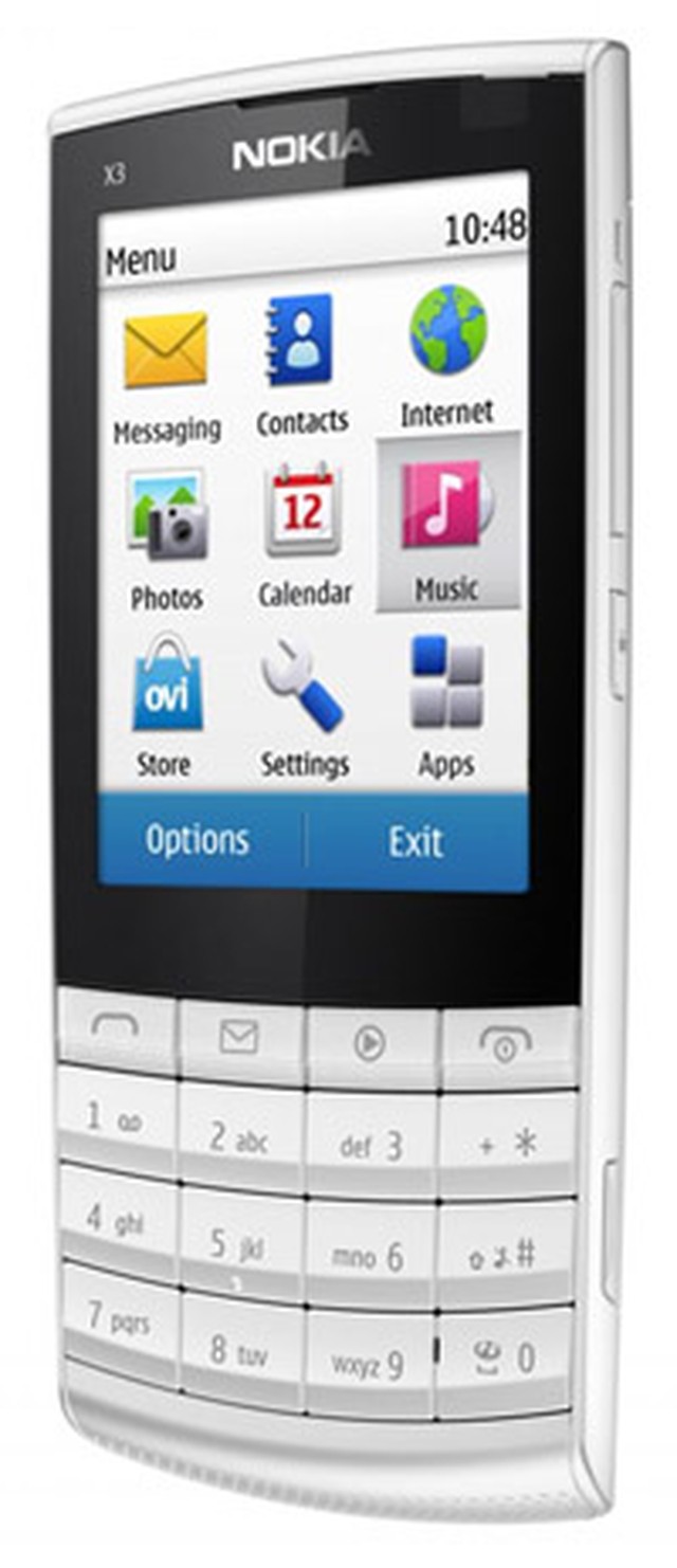 Nokia apresenta o Nokia X3, com teclado físico e tela sensível ao toque ...