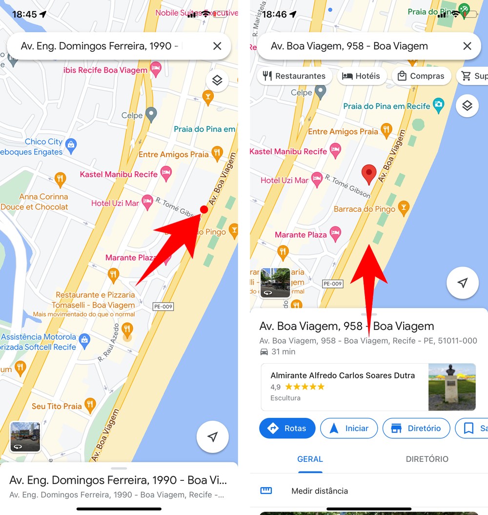 Como ver latitude e longitude no Google Maps pelo celular