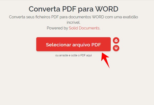 Como transformar PDF em Word online e gratuitamente