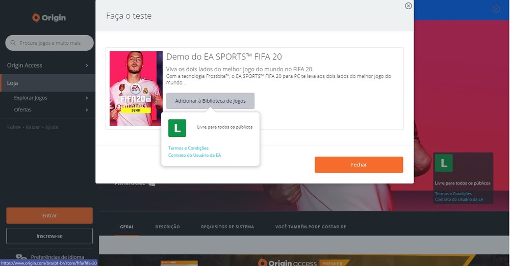 FIFA 20 ganha demo grátis; veja como baixar no PC, PS4 e Xbox One