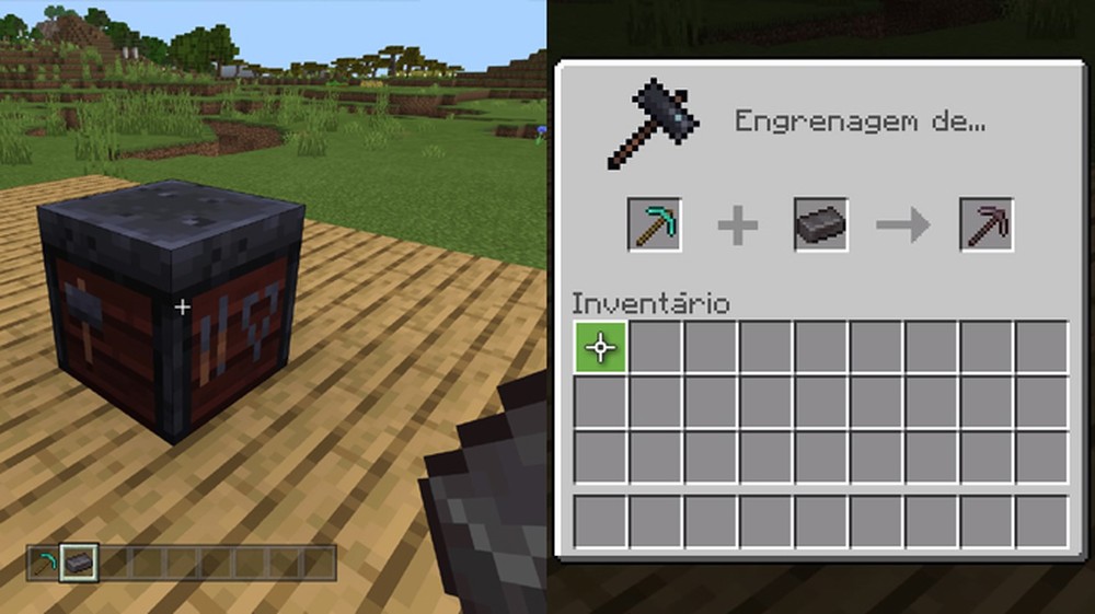Como fazer Picareta no Minecraft