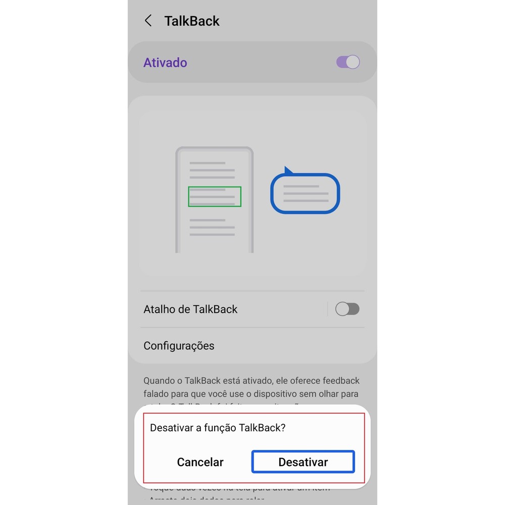 Como desativar a função Talkback no Motorola? Veja tutorial completo