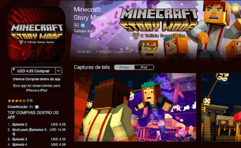 Como fazer o download dos episódios de Minecraft Story Mode no Android ...