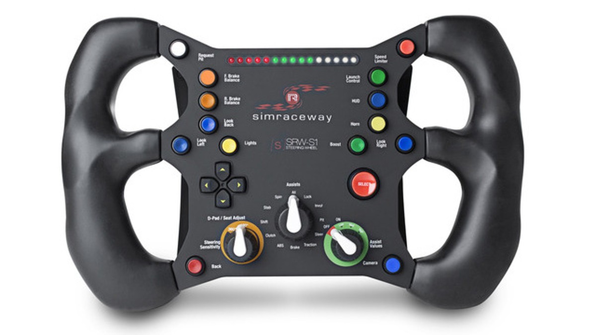 Empresa dinamarquesa cria volante para simuladores que imita botões de F1