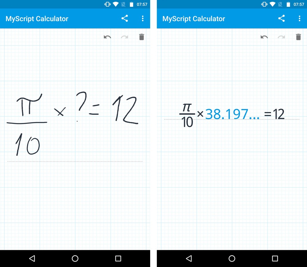 Como usar o MyScript Calculator, app para aprender matemática