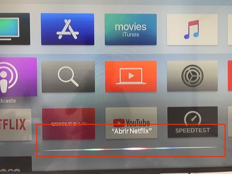 Como usar Apple TV com a Siri