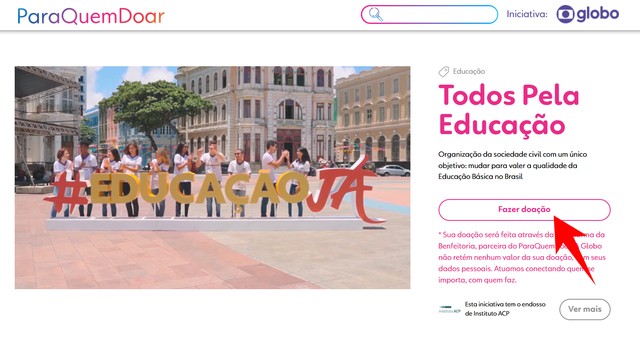 Site Para Quem Doar: como usar plataforma para fazer doações