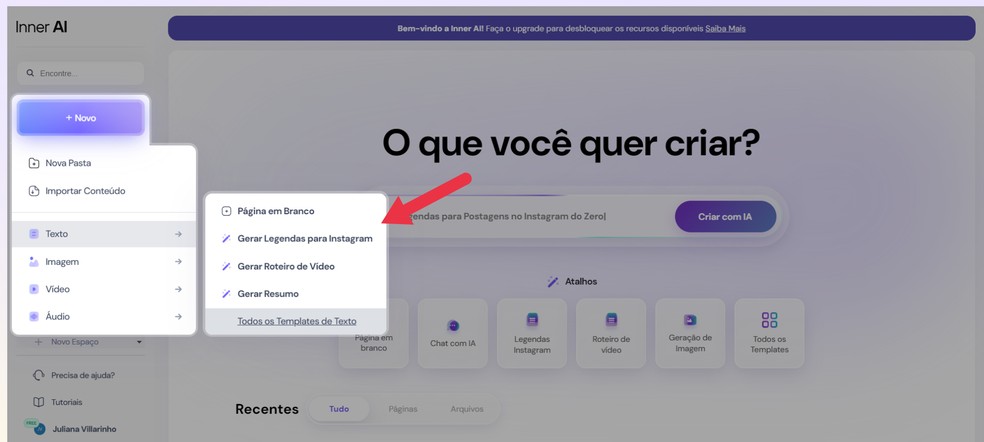 Inner AI: como usar IA que cria conteúdo para empresas