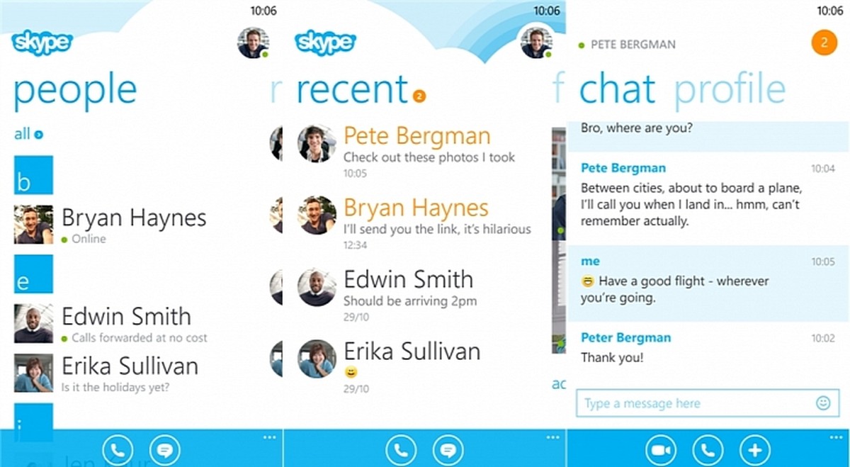 Nova versão do Skype para Windows Phone 8 atende pedidos dos usuários