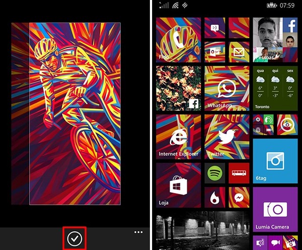 Veja como usar fotos nas live tiles do Windows Phone