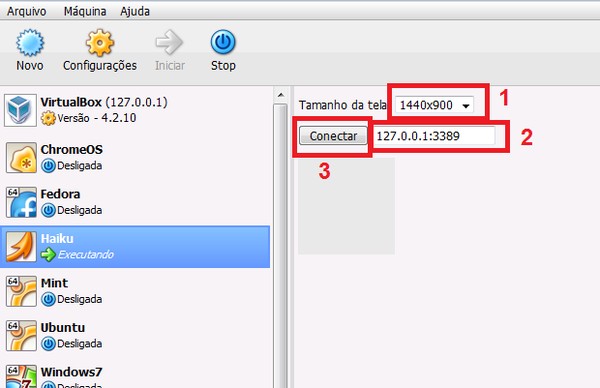 Como utilizar o VirtualBox pelo navegador