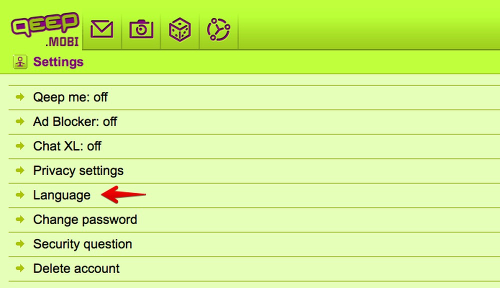 Como colocar o Qeep em português