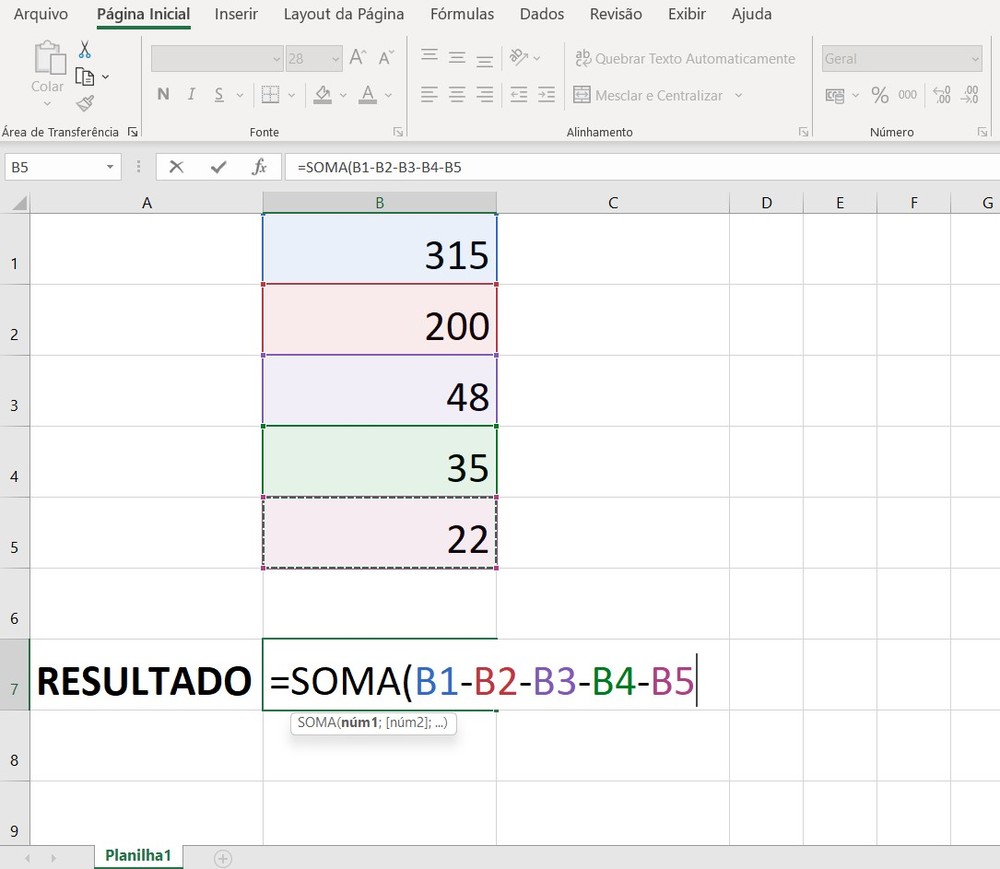 Como subtrair no Microsoft Excel (porcentagem, horas, datas e mais)