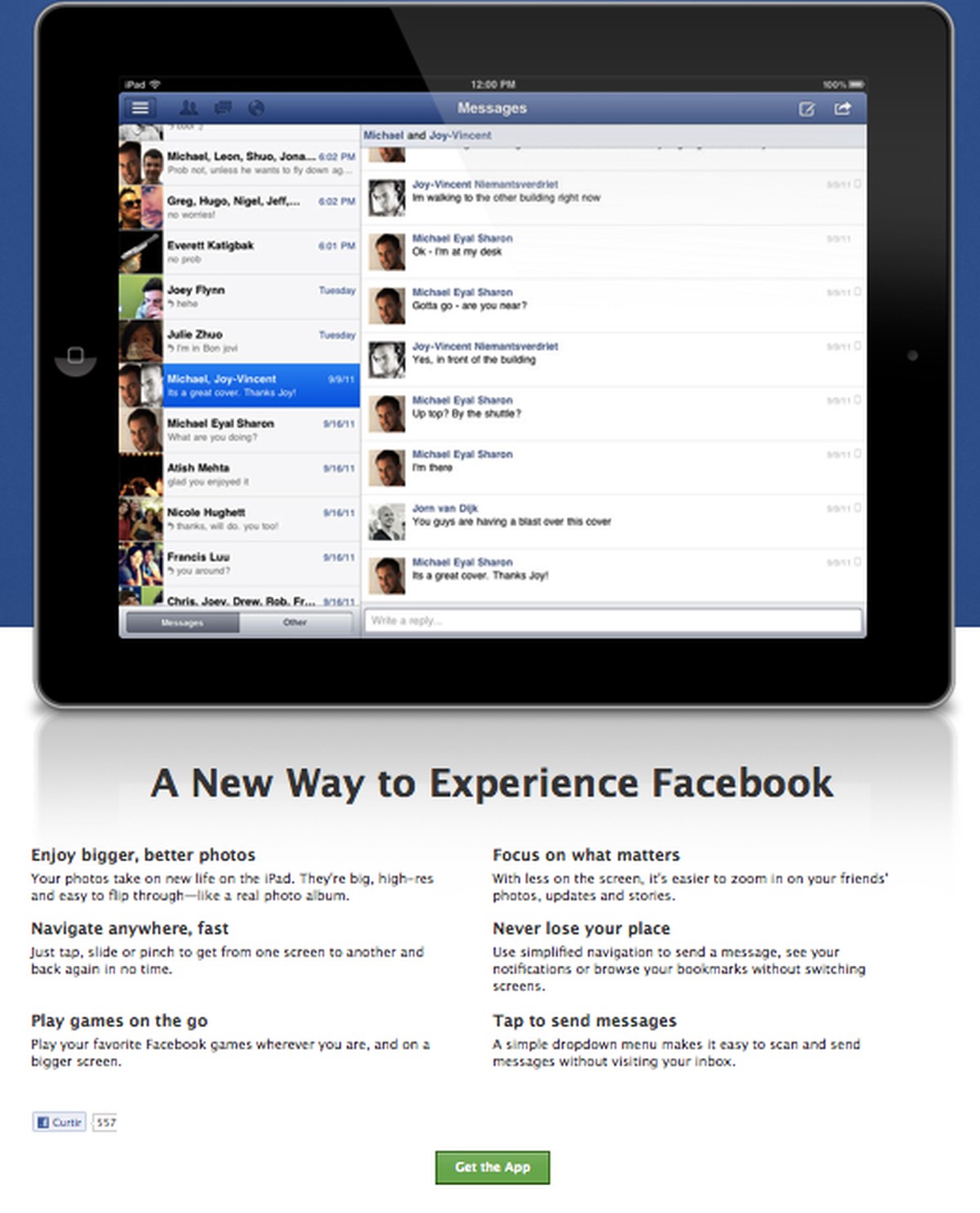 Enfim, Facebook para iPad está disponível na App Store
