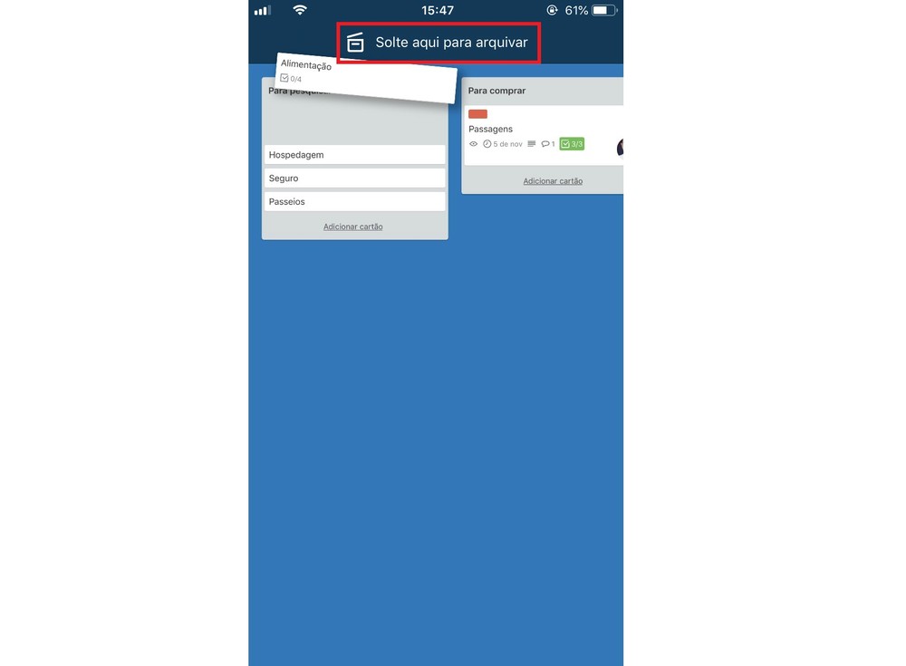 Como usar o Trello no celular