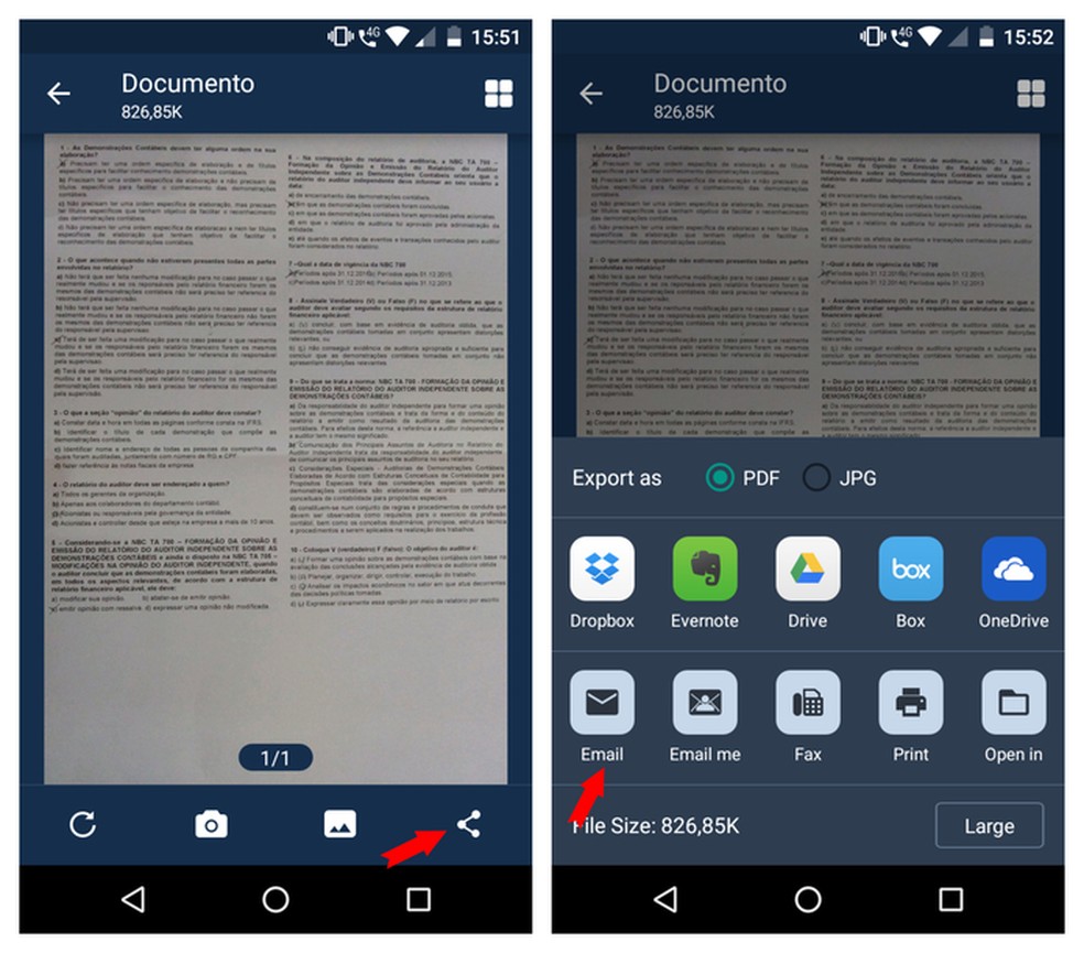 Como usar o celular como scanner com o app Tiny Scanner