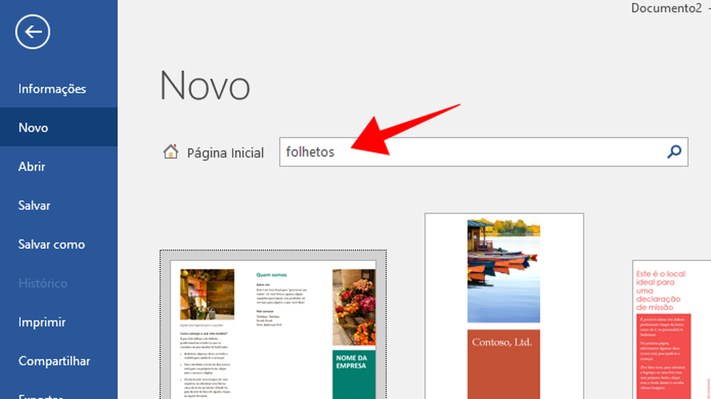 Como fazer folder no Word