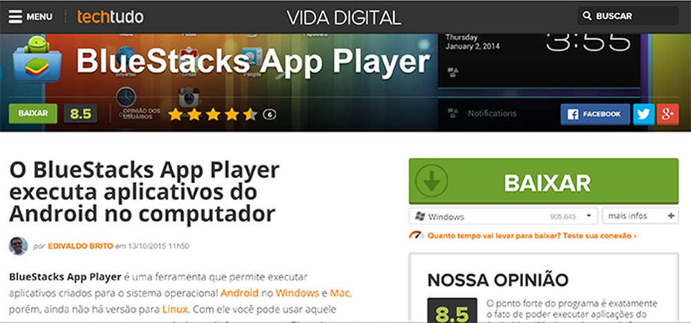 Como atualizar para o Bluestacks 2 e rodar Android no Windows