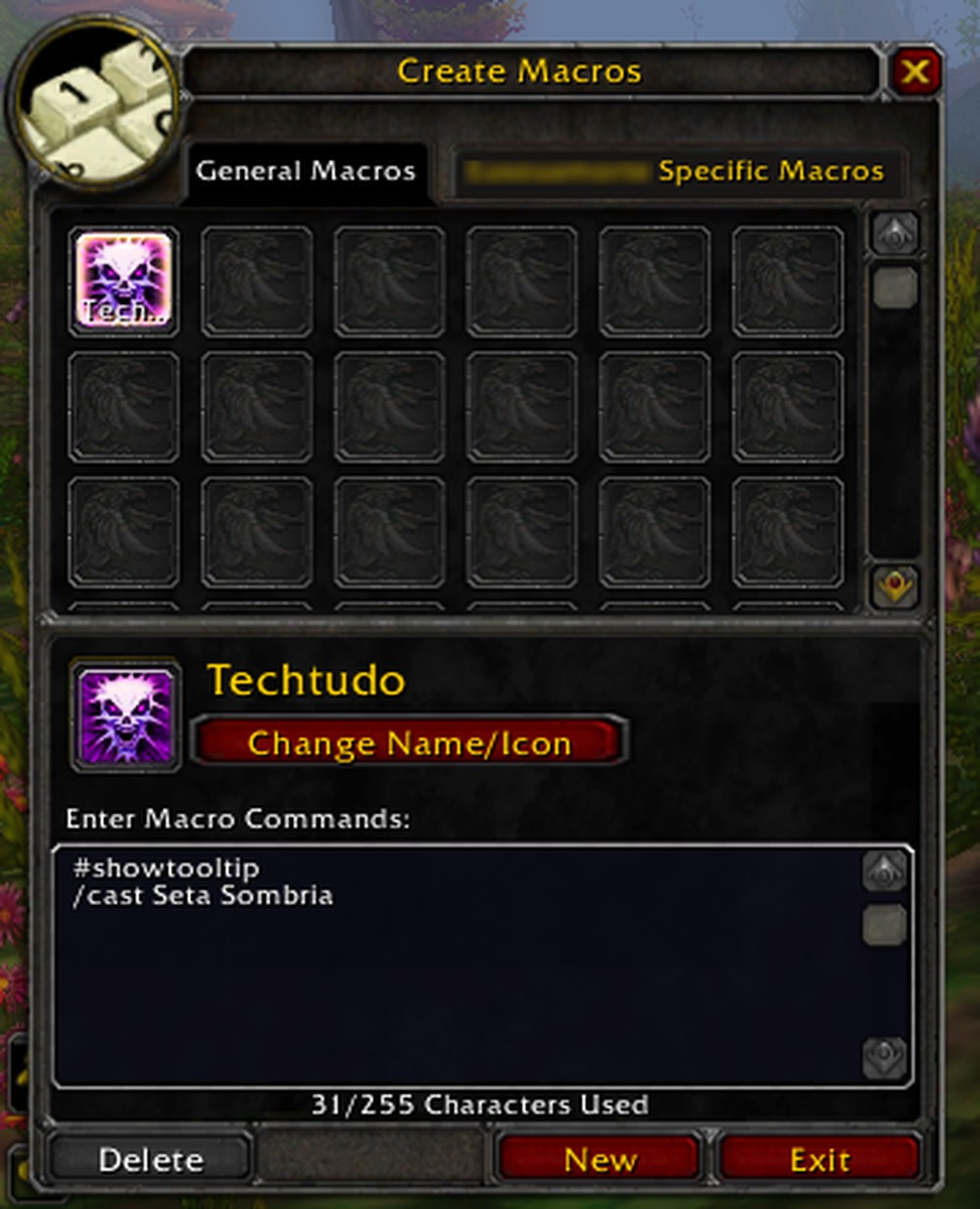 Como criar macros em World of Warcraft