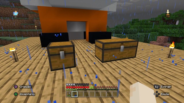 Como fazer um baú no Minecraft