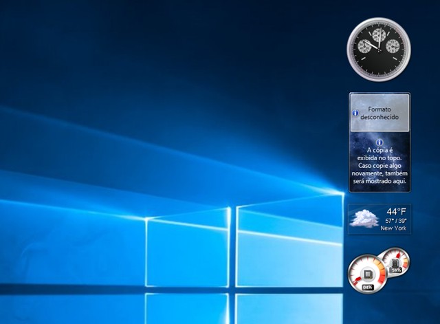 Como adicionar widgets no Windows 10