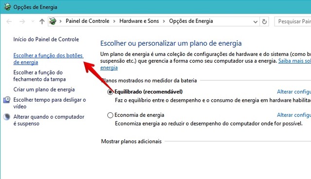 Como desligar só a tela do notebook com Windows 10