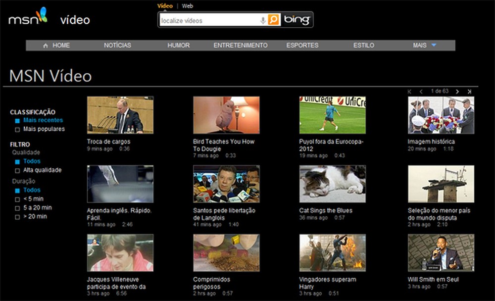 Conheça alternativas ao YouTube para assistir a vídeos na Internet