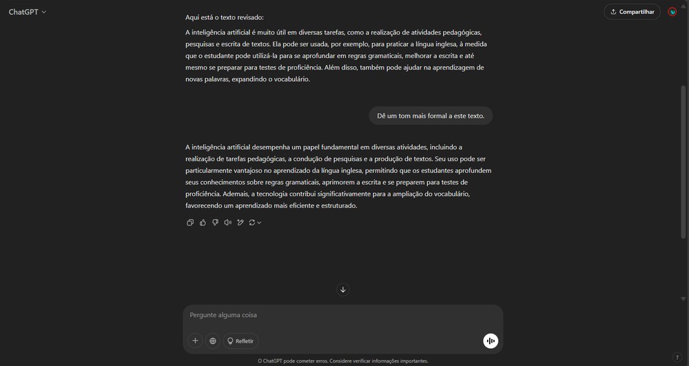 Esses prompts do ChatGPT vão melhorar todos os seus textos; confira opções