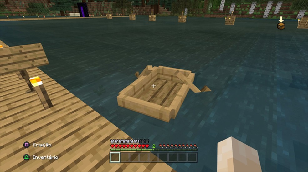 Como criar e sair do barco no Minecraft